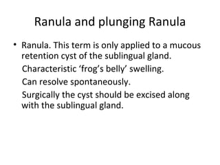 Salivary gland diseases , Dr.Syed Alam Zeb | PPT | Ear, Nose and Throat ...