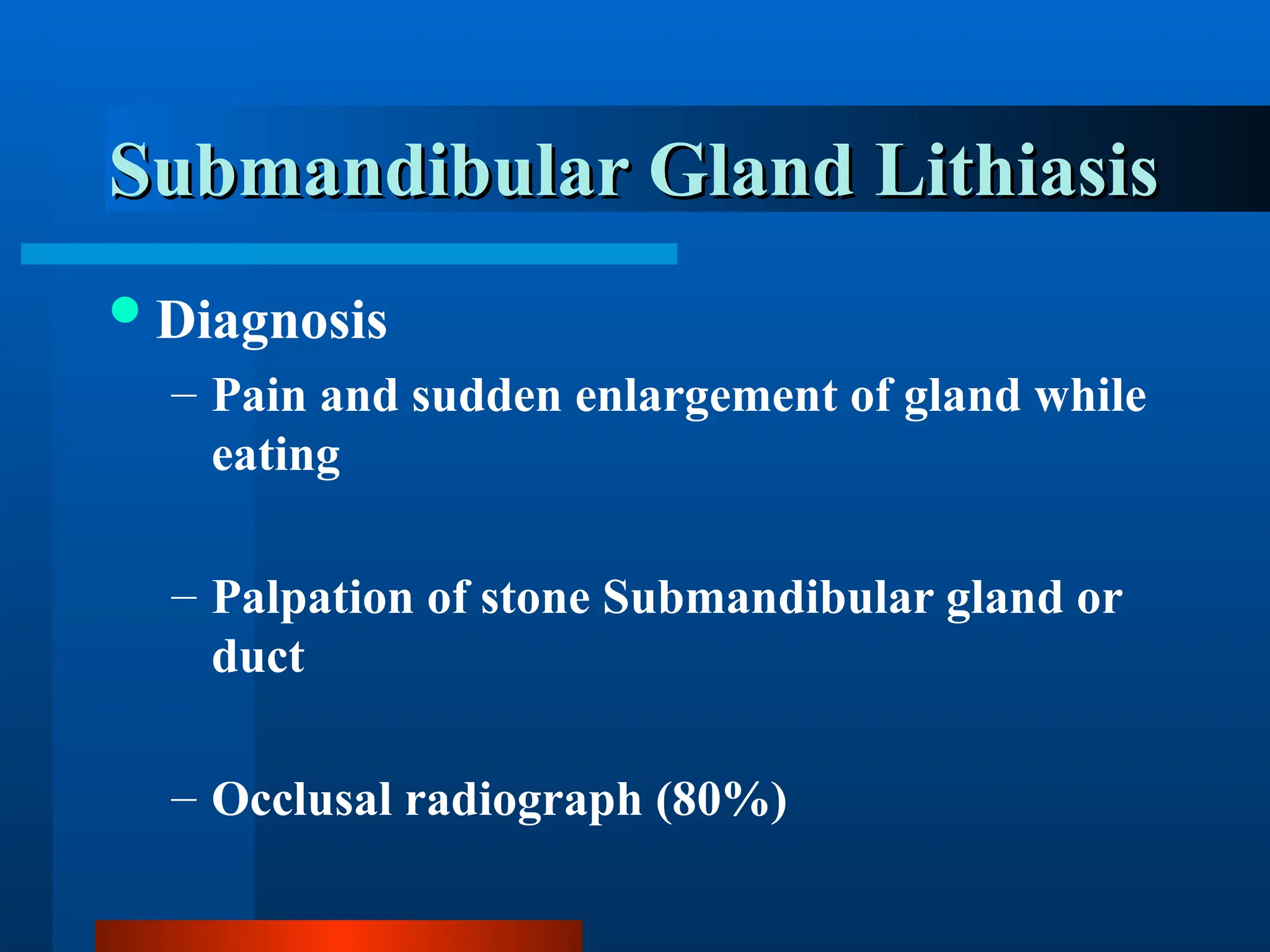 salivary gland diseases..power point presentation | PPT