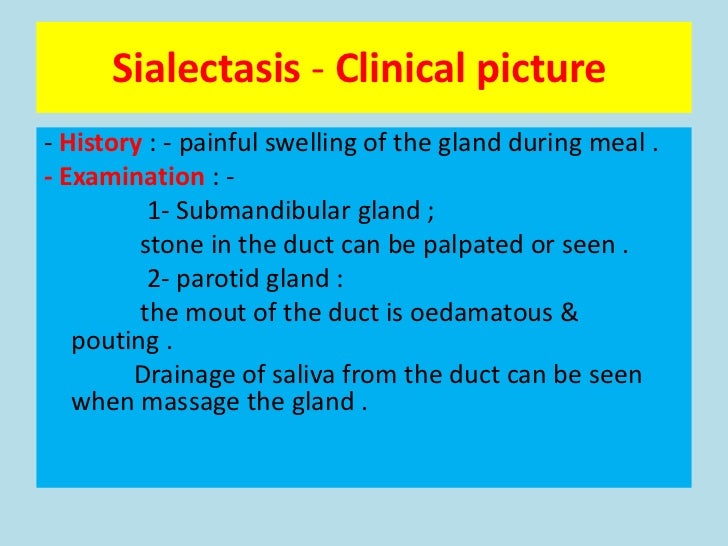 Salivary gland diseases 1