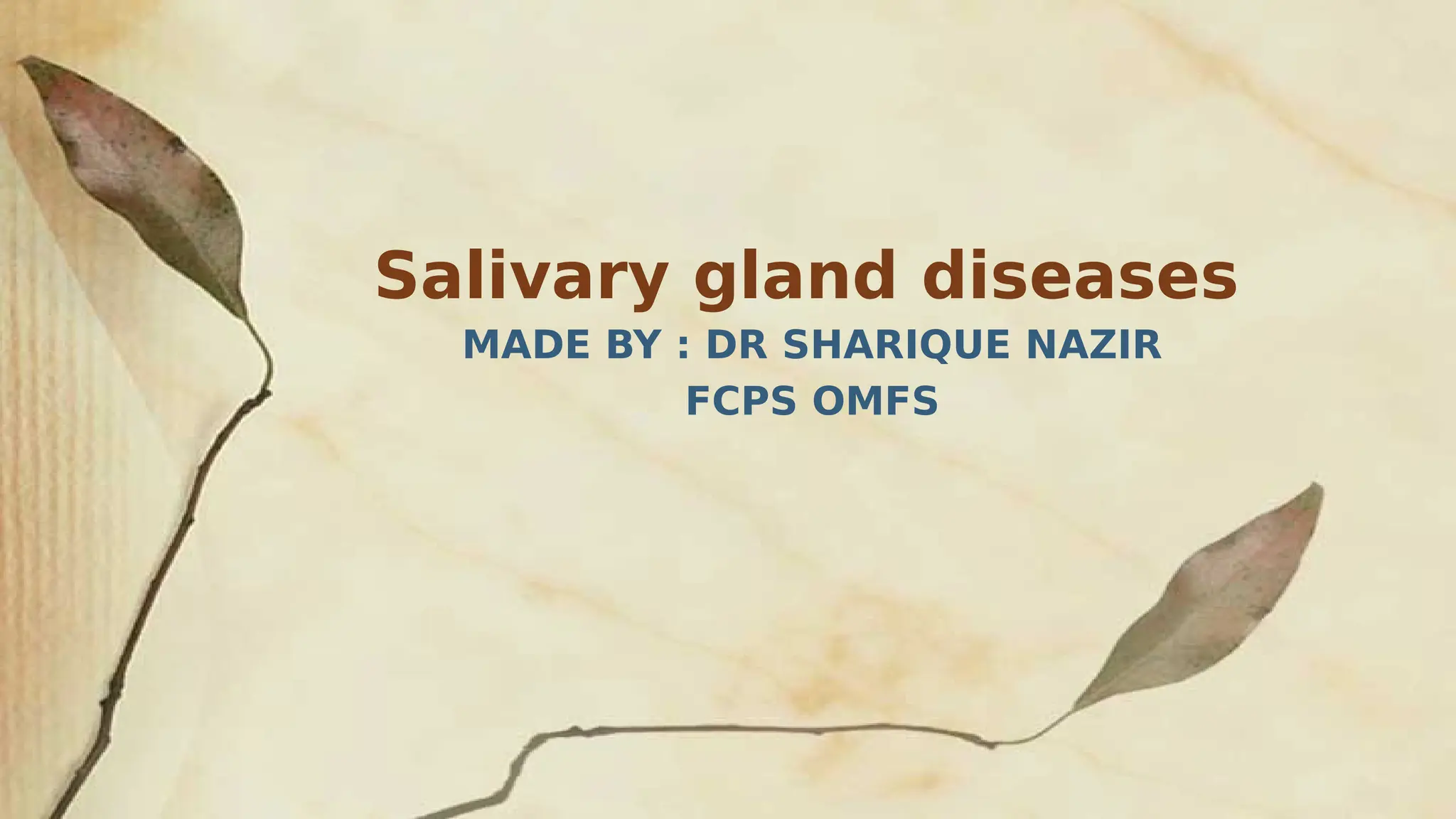 Salivary gland diseases new for Part 2.pdf