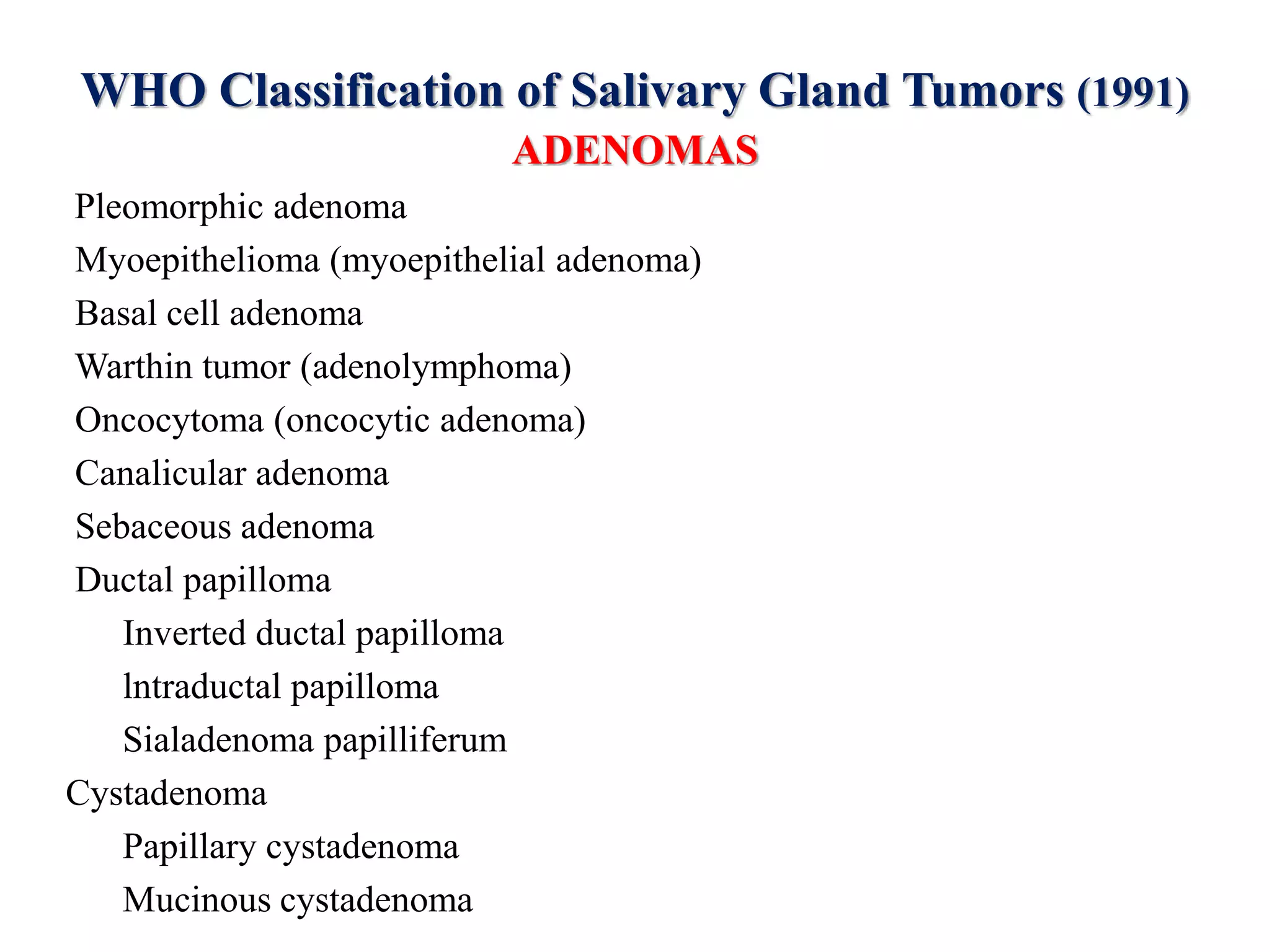 Salivary Gland Disorders | PPT | Free Download