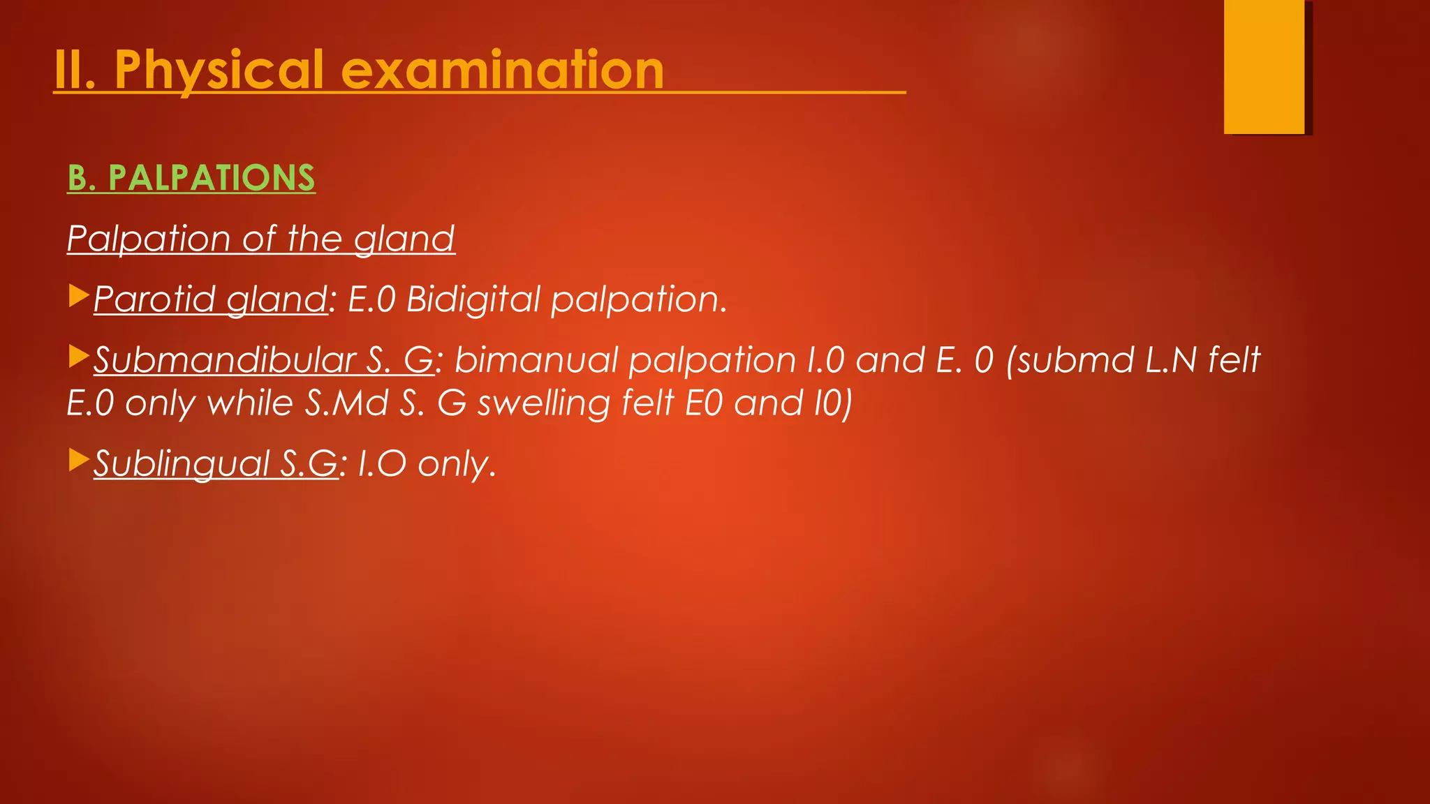 Salivary gland disorders | PPT