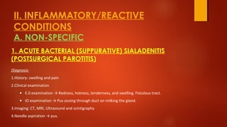 Salivary gland disorders | PPT