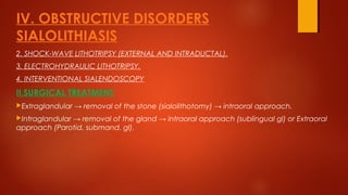 Salivary gland disorders | PPT