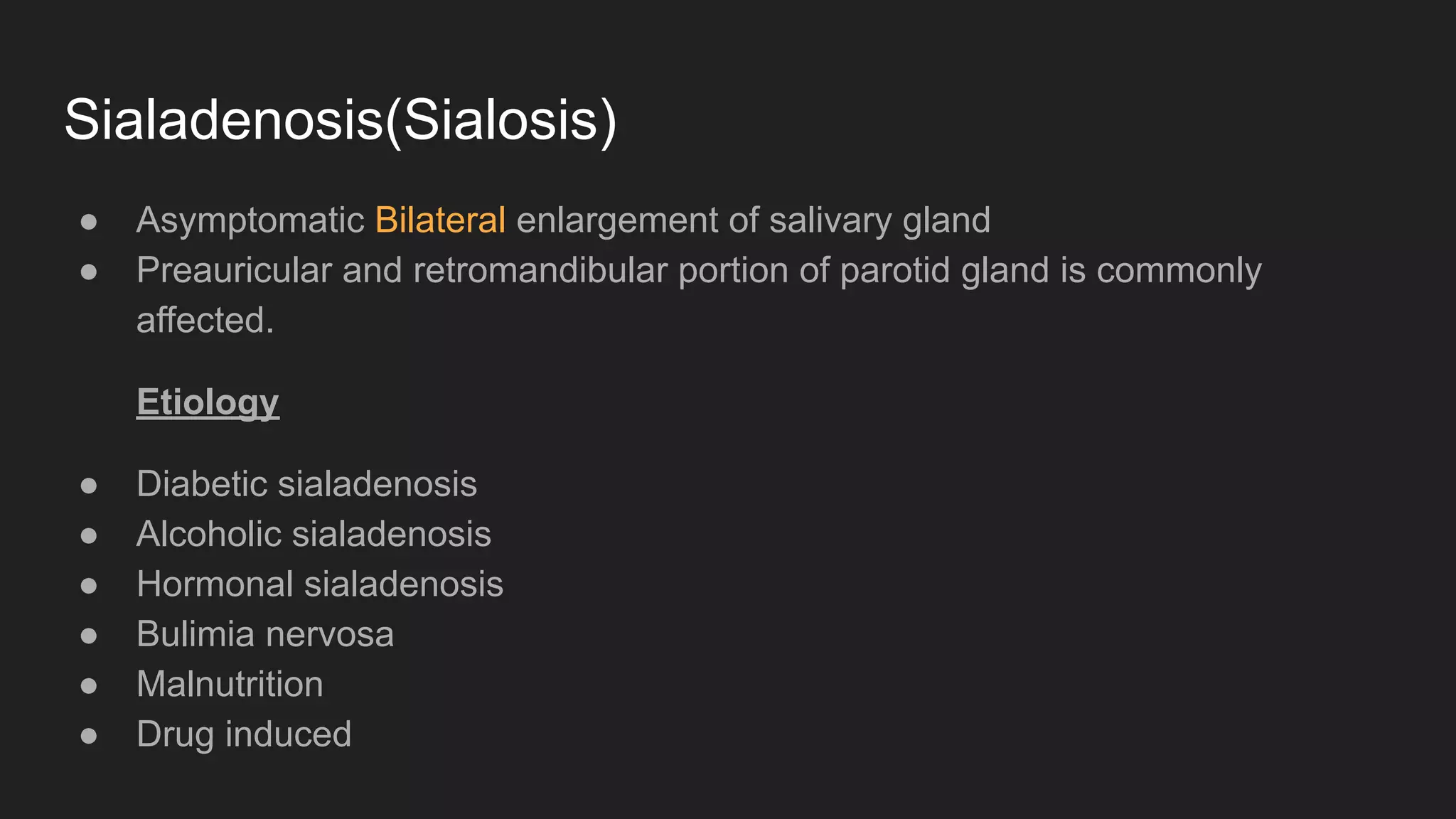 Salivary gland disorders | PDF