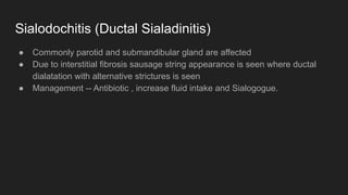 Salivary gland disorders | PDF