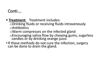 salivary gland disorders.pptx | Ear, Nose and Throat Conditions ...