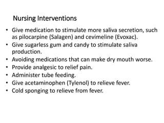 salivary gland disorders.pptx | Ear, Nose and Throat Conditions ...