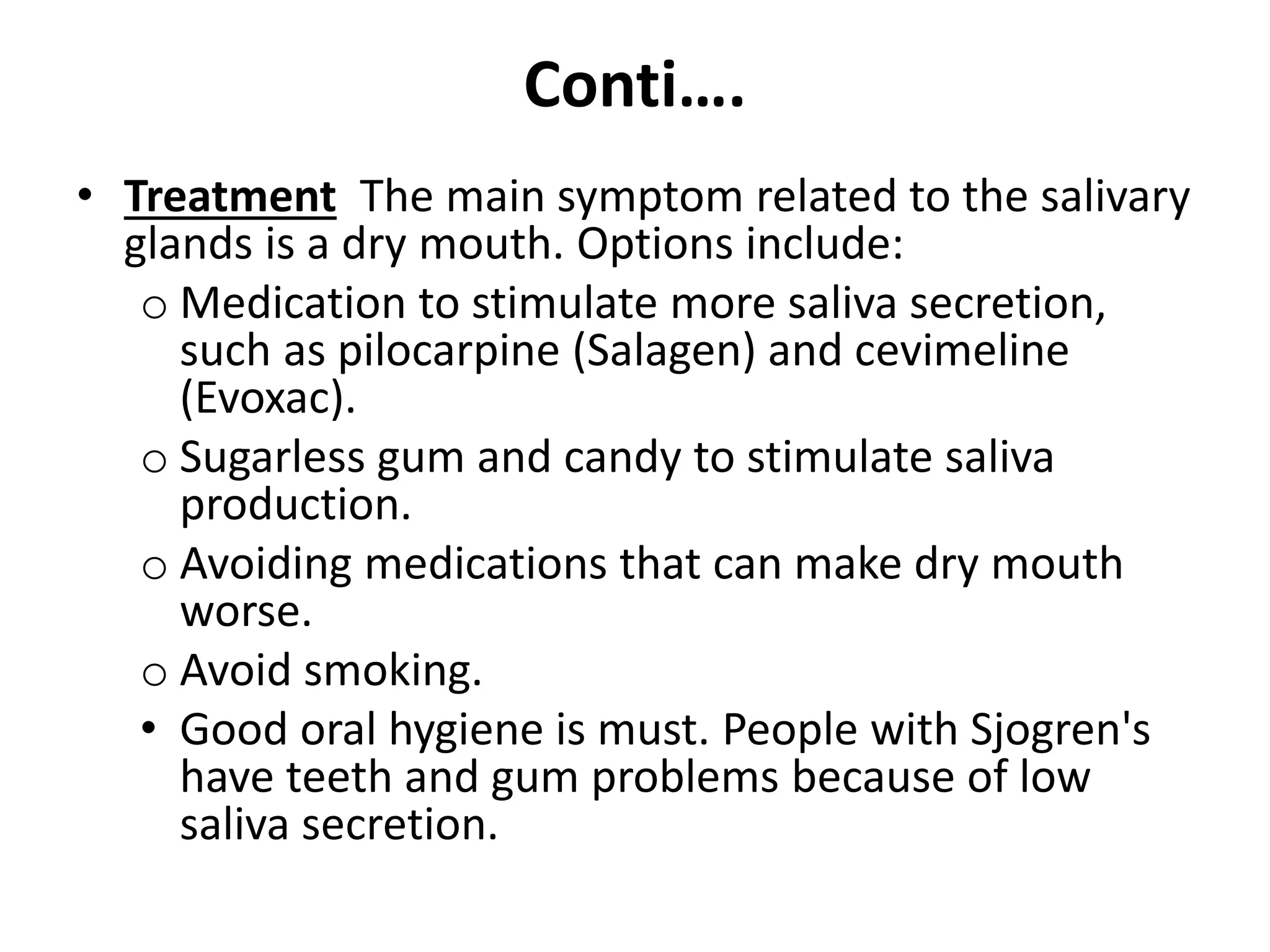 Salivary gland disorders (1) | PPTX