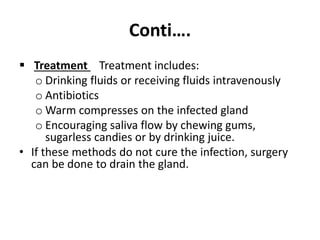 Salivary gland disorders (1) | PPTX