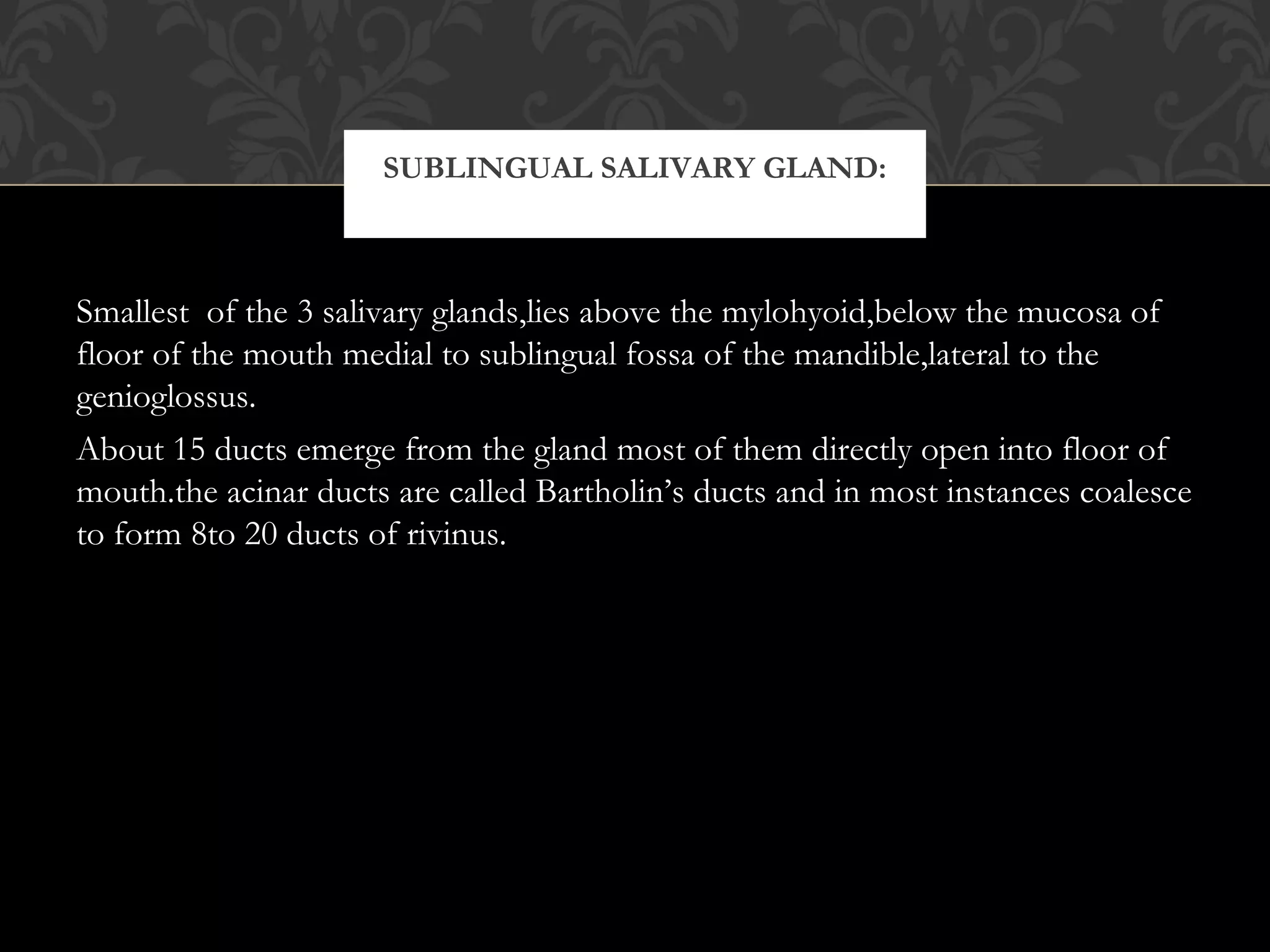 Salivary gland disorders final | PPT