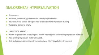 Salivary gland disorders, xerostomia | PPTX
