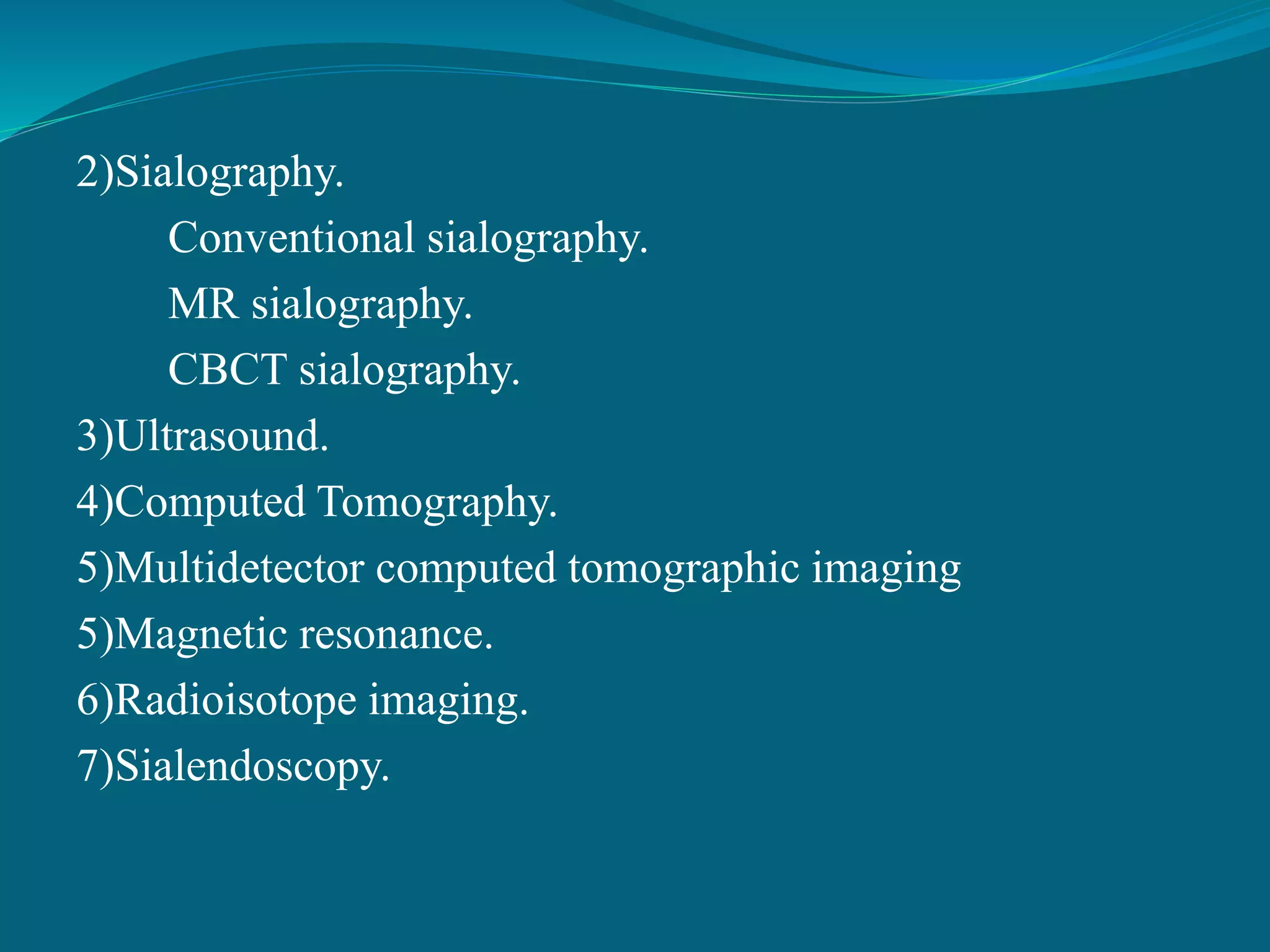 Salivary gland imaging | PPTX