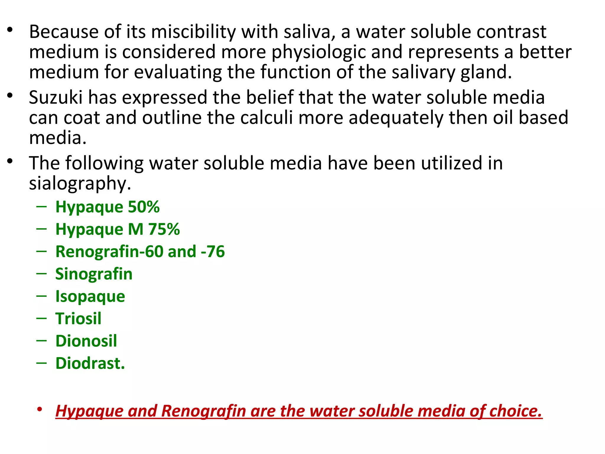 Salivary gland imaging and sialochemistry (radiological and ...