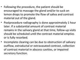 Salivary gland imaging and sialochemistry (radiological and ...