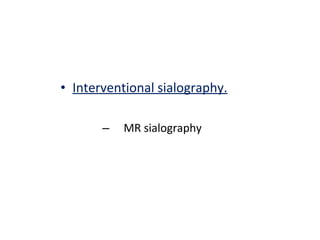 Salivary gland imaging and sialochemistry (radiological and ...