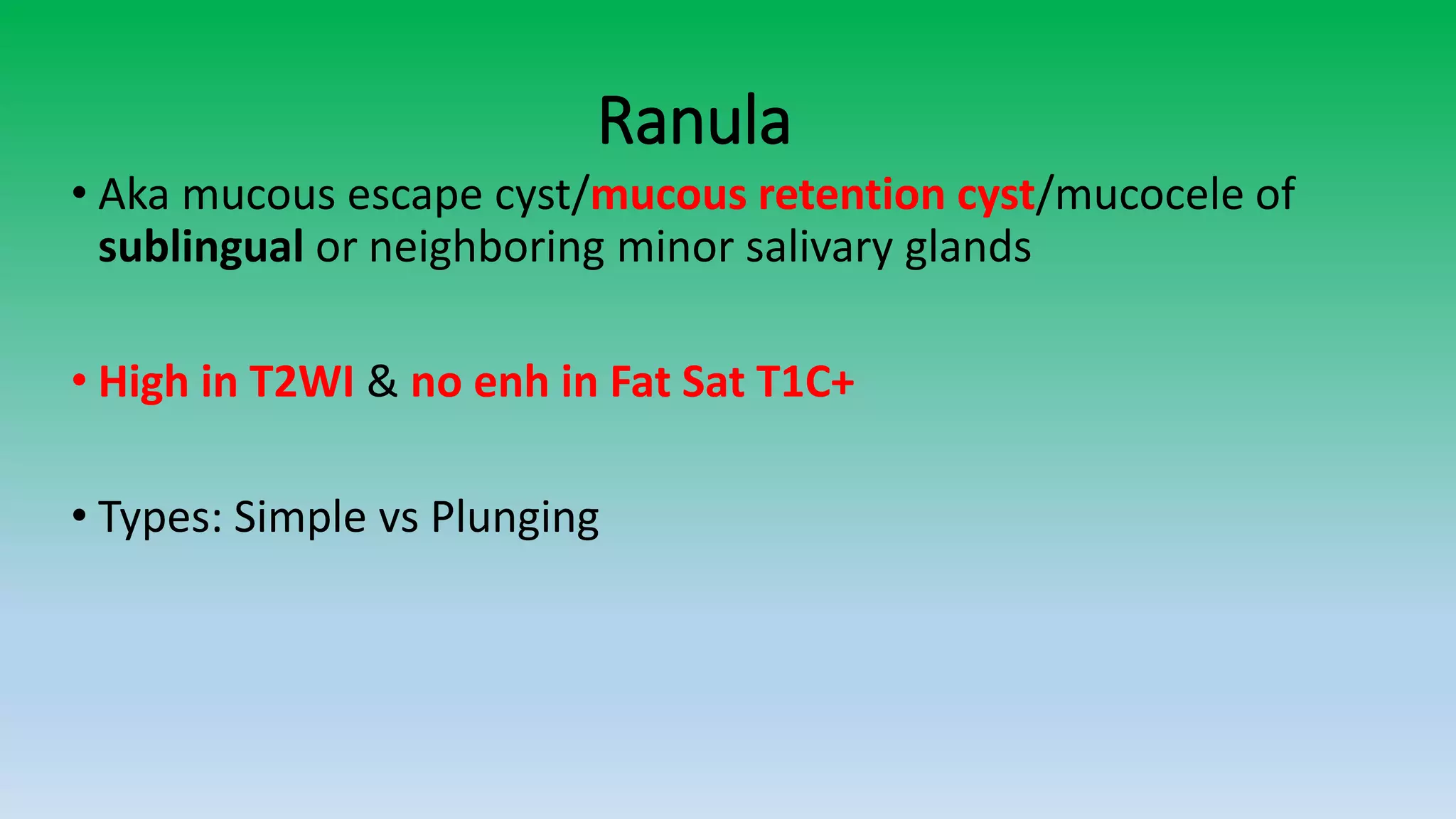 Salivary gland imaging radiology ppt | PPTX