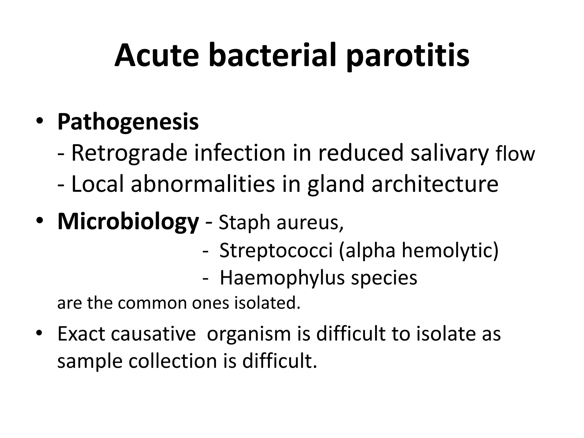Salivary gland infections | PDF