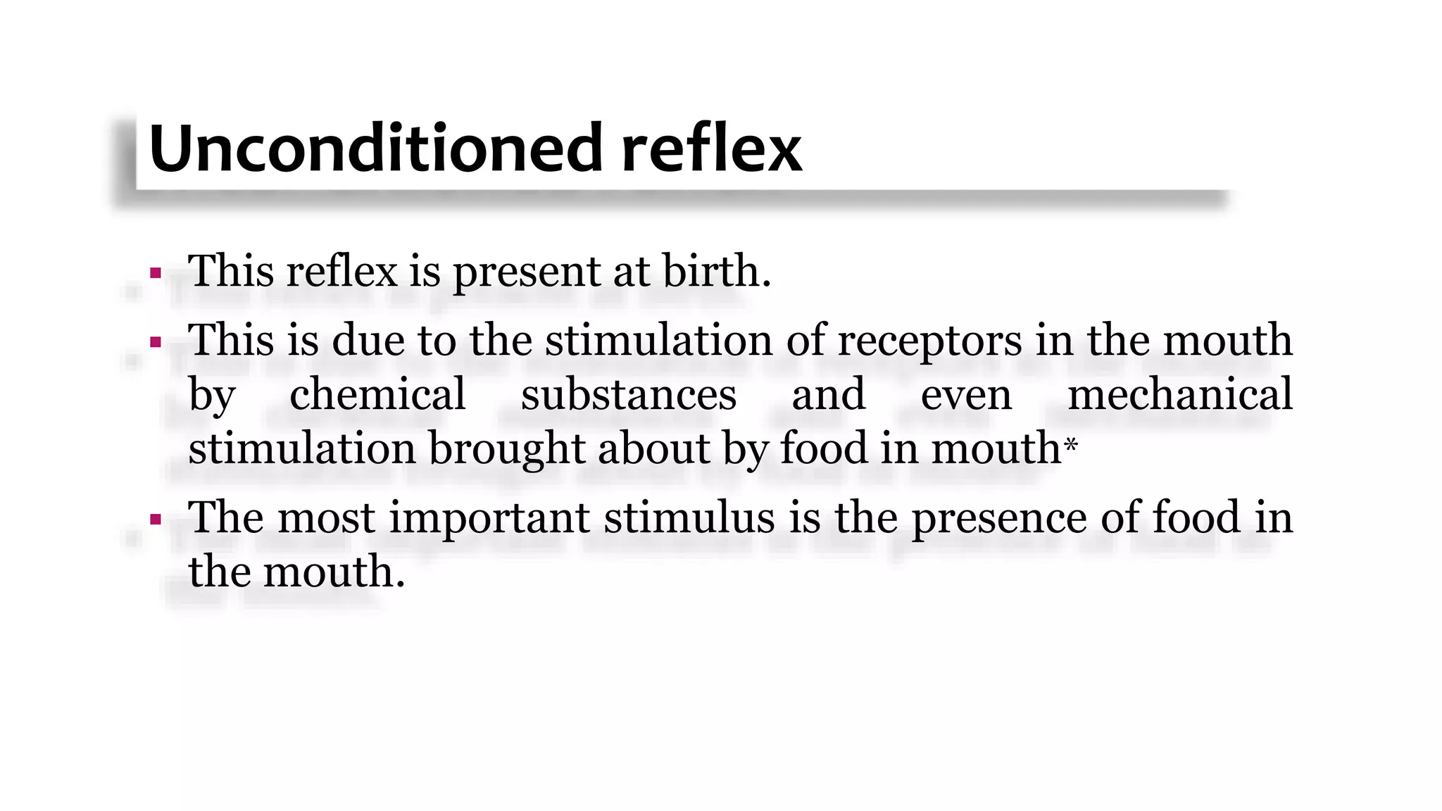 The Mammalian Salivary Gland | PPTX