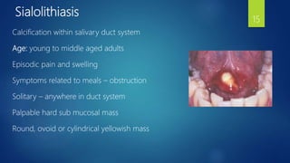 Salivary gland pathology 2 | PPTX