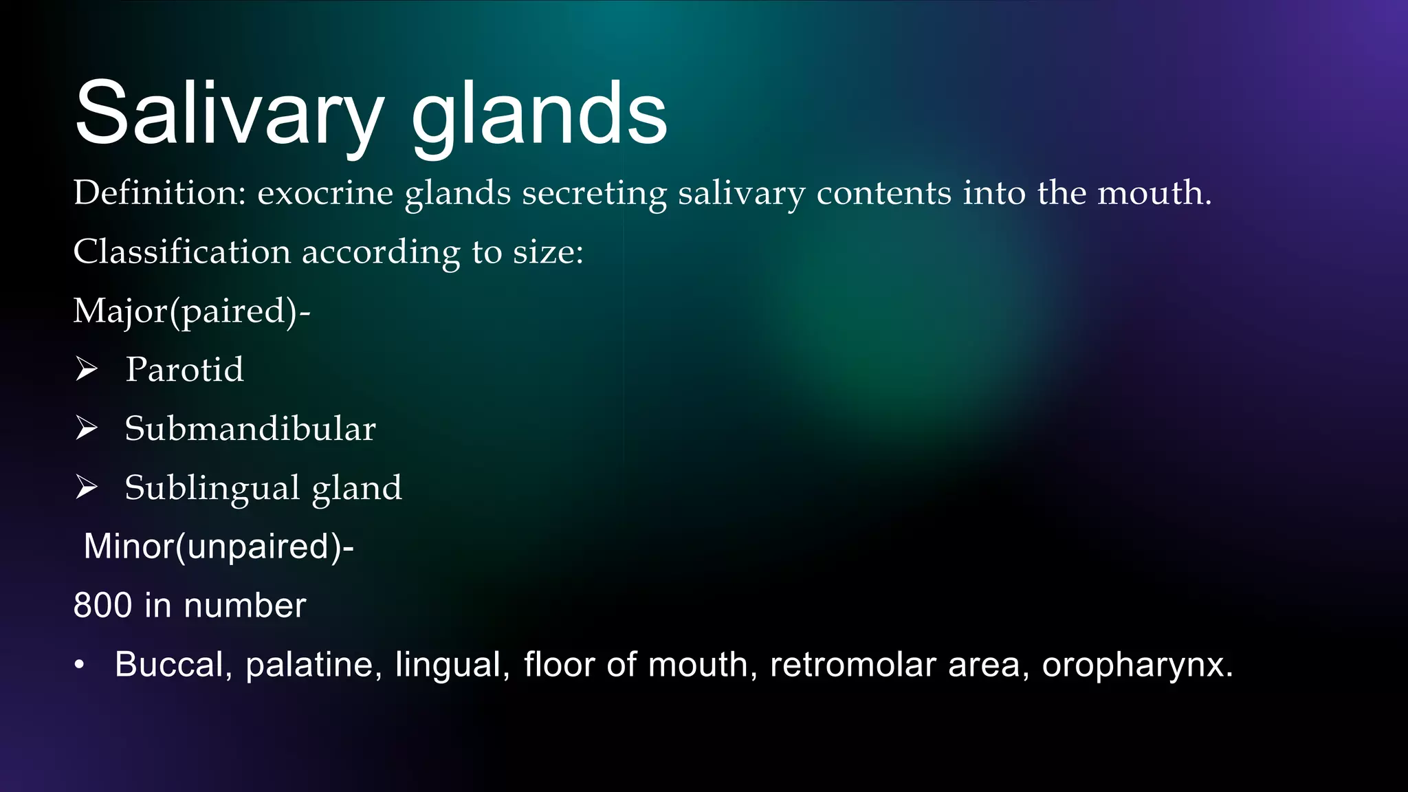 disorders of Salivary gland ppt | PPTX
