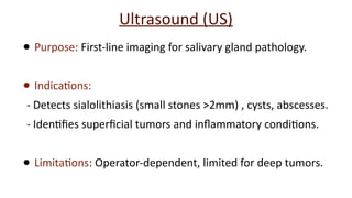 Salivary glands - anatomy and pathology and imaging | PPTX