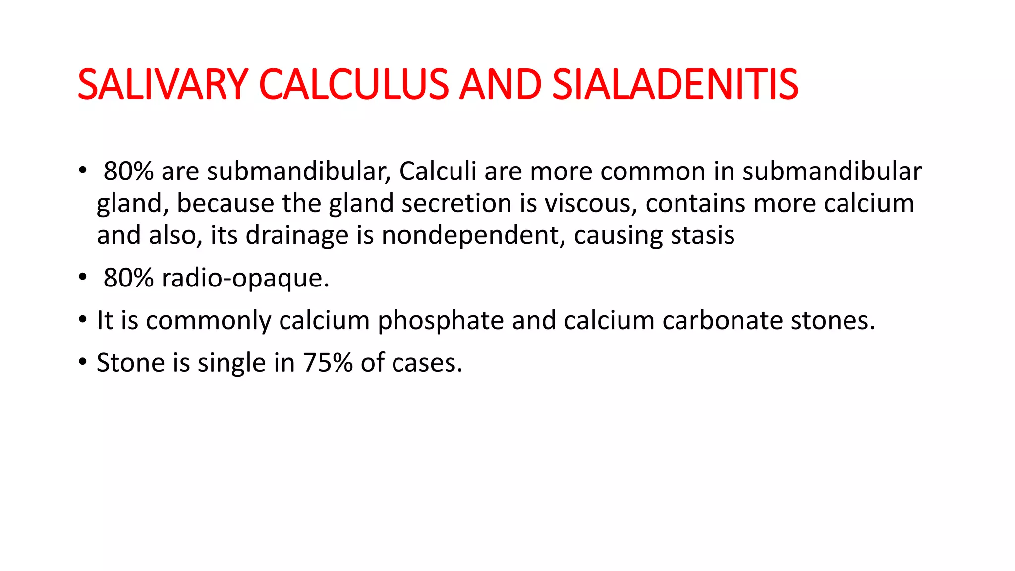 Salivary glands Disorders and management. | PPTX