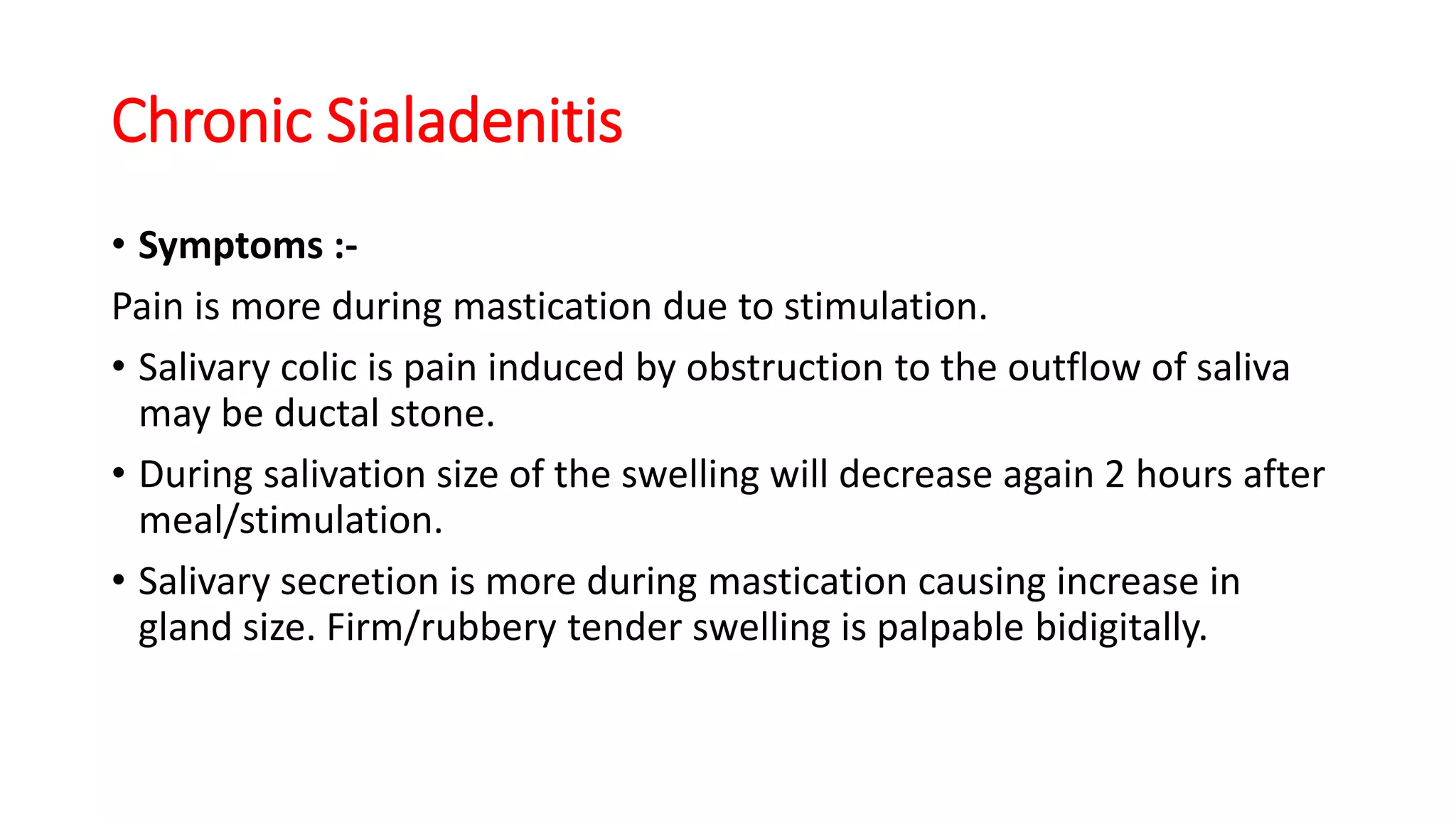 Salivary glands Disorders and management. | PPTX