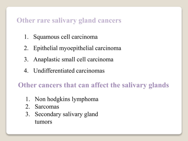 Salivary gland Tumors | PPTX