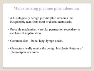 Salivary gland Tumors | PPTX