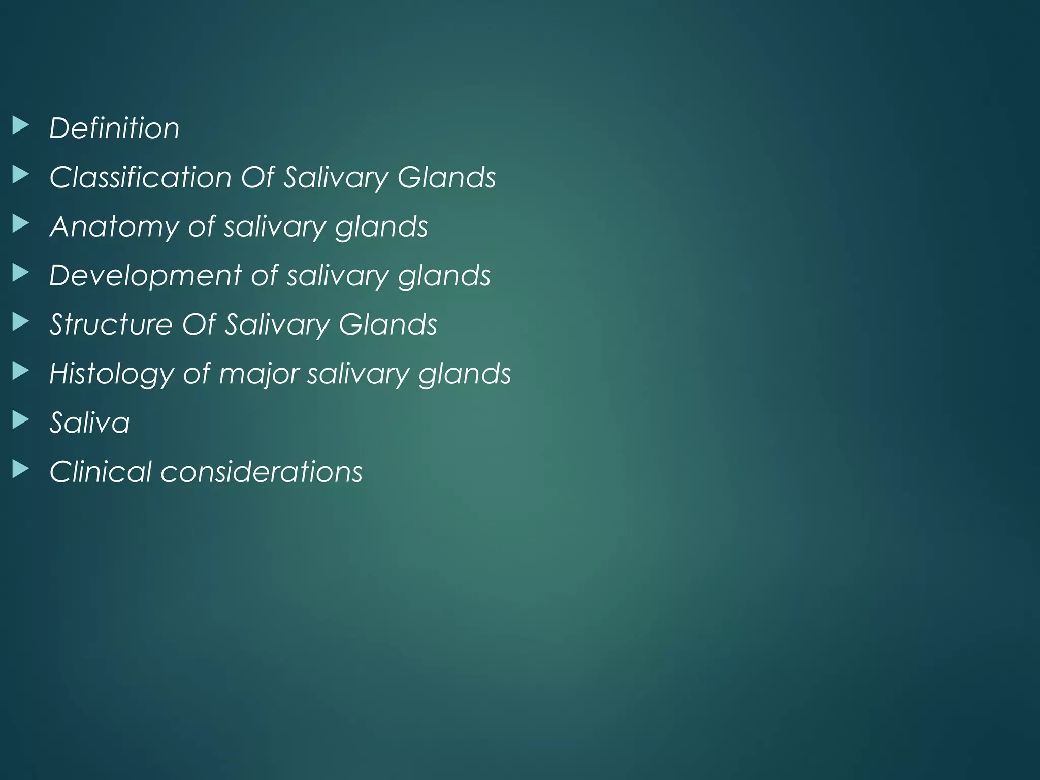 Salivary glands | PPT