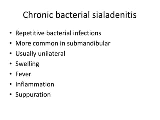 Salivary glands diseases | PPTX
