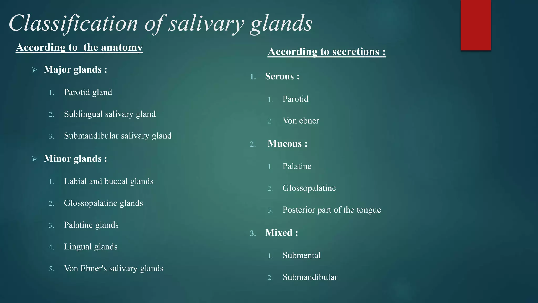 Saliva & Salivary glands A Prosthodontics Perspective | PPTX