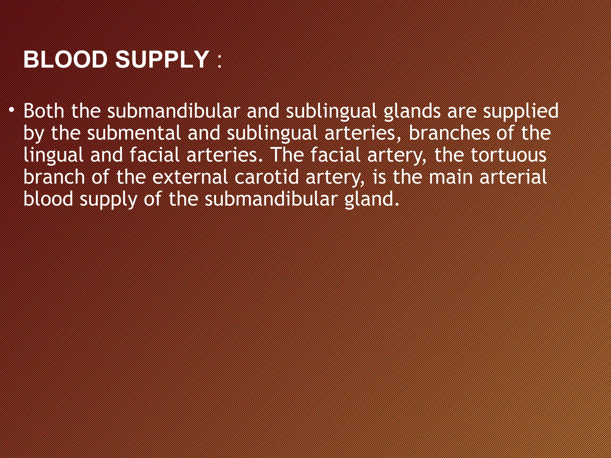 submandibular Salivary glands antomy | PPT