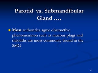 Salivary glands disorders i | PDF