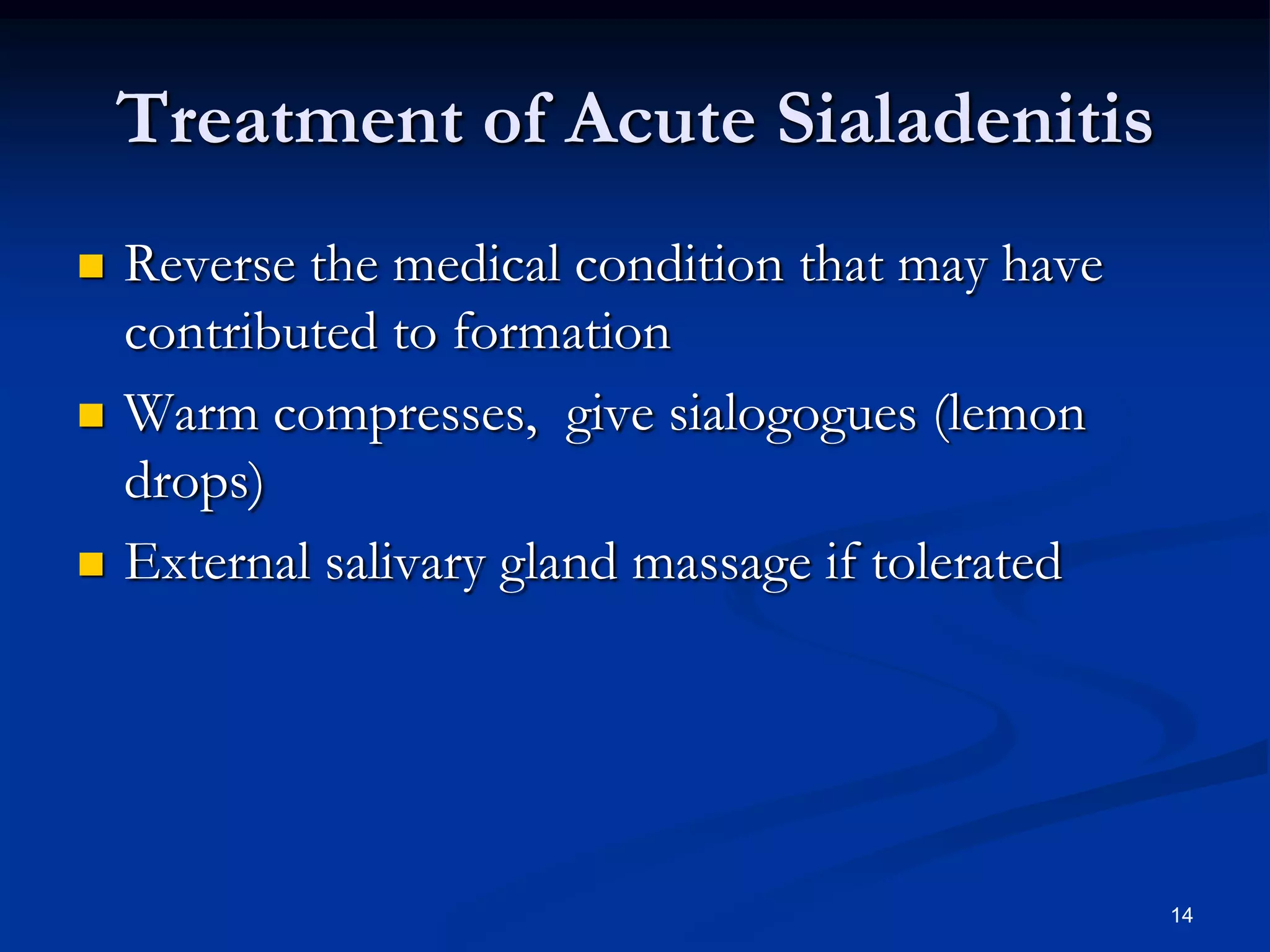 Salivary glands disorders ii | PDF