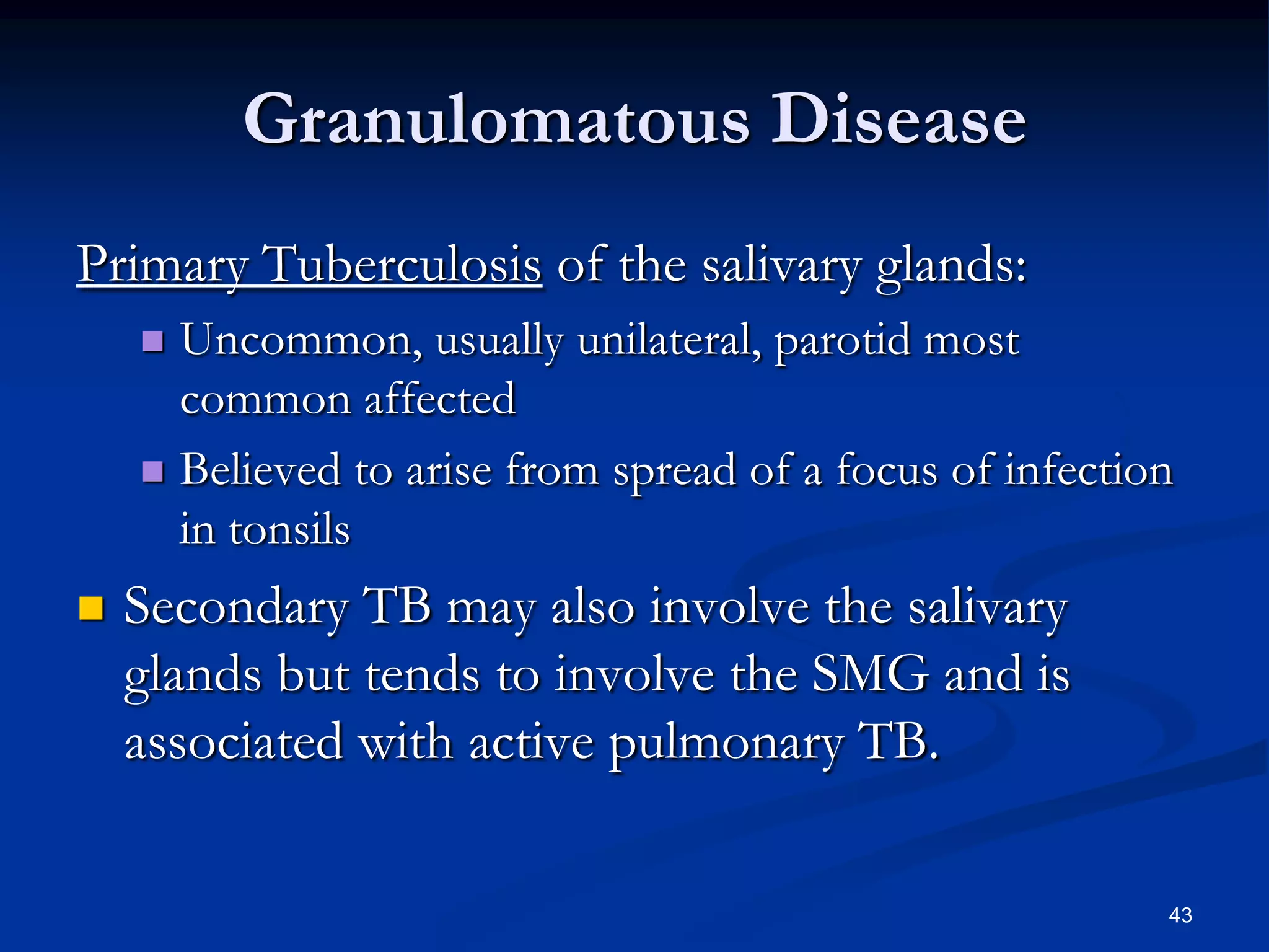 Salivary glands disorders ii | PDF