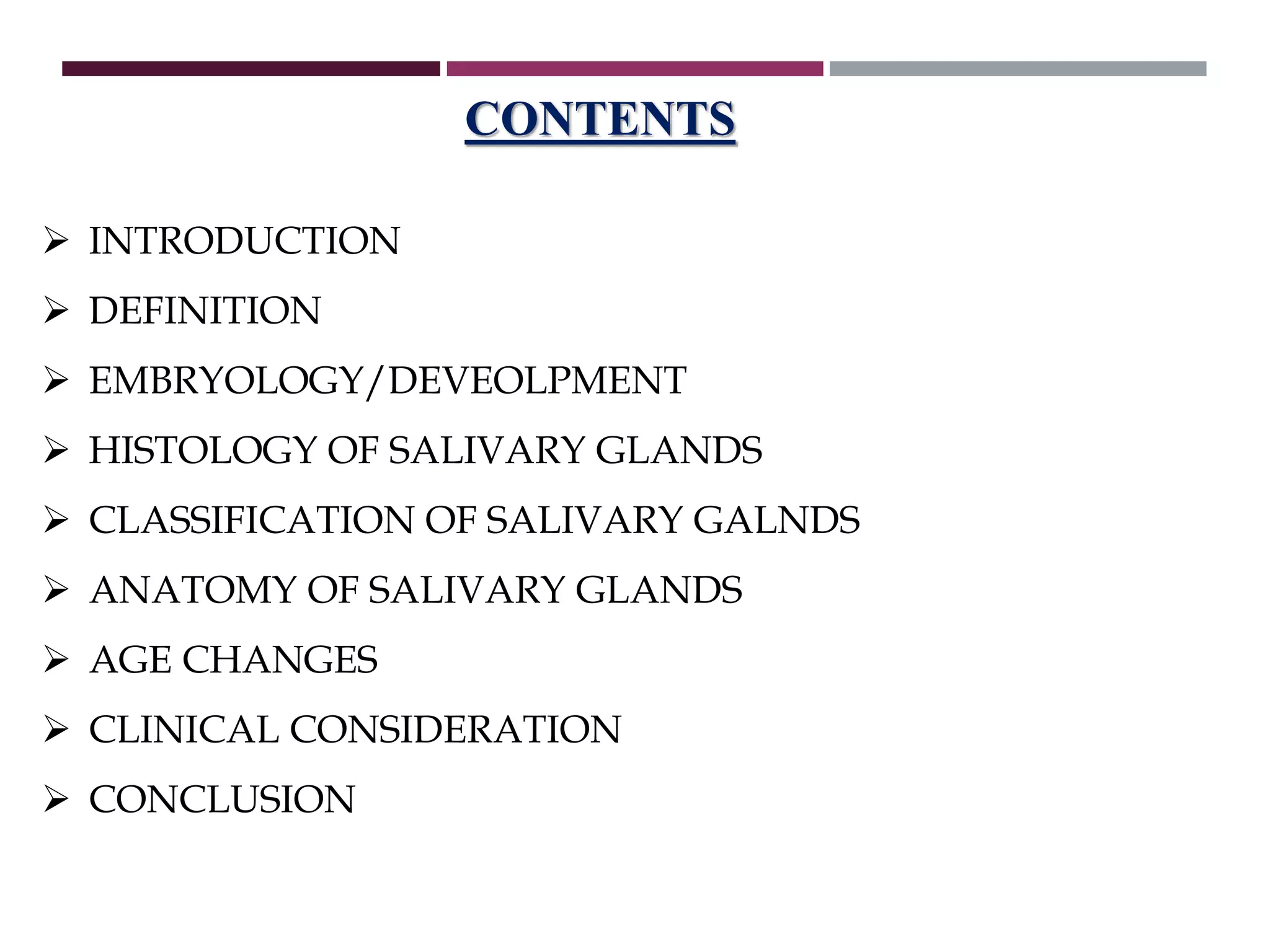 Salivary glands seminar | PPTX