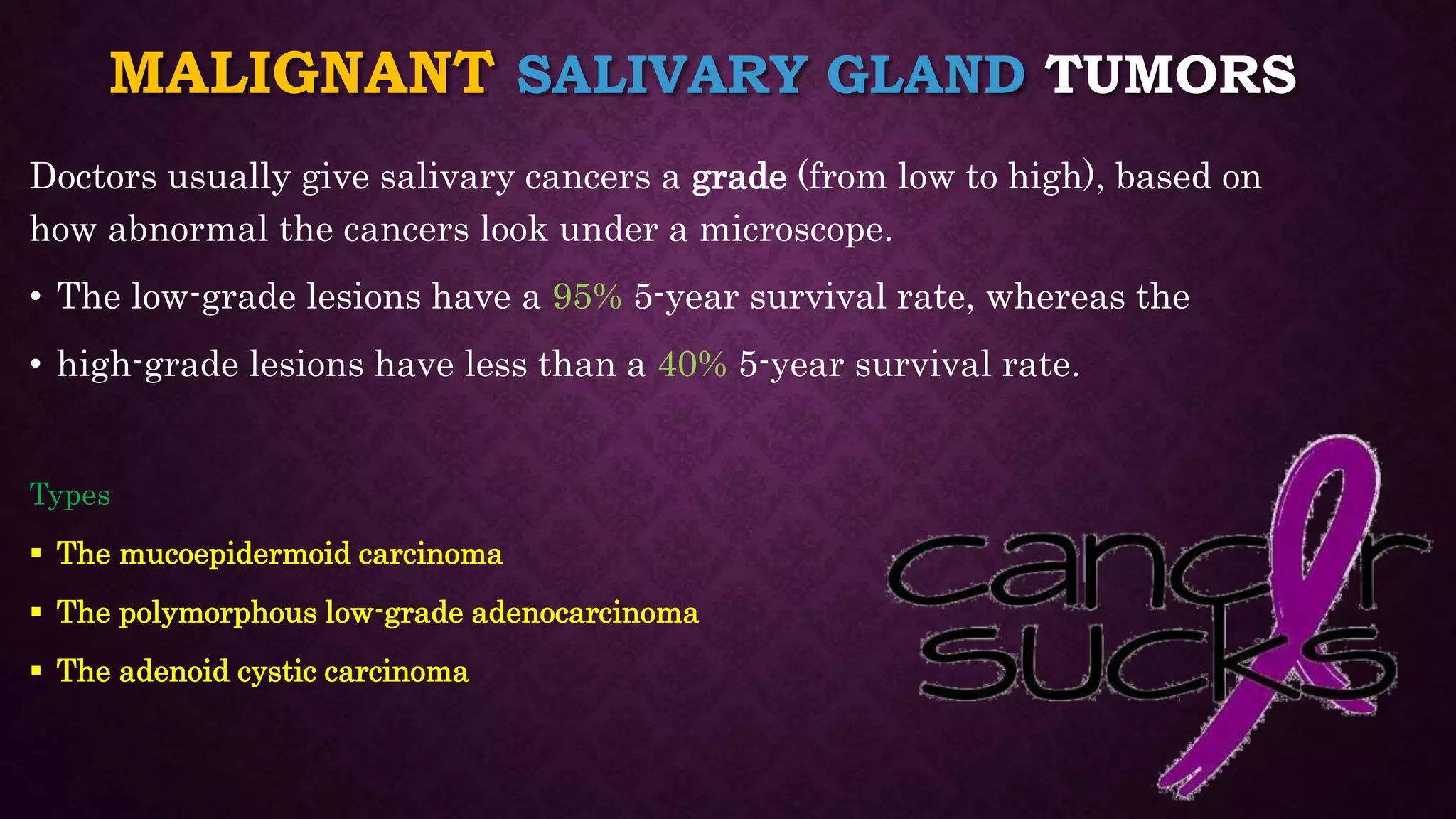 Salivary glands tumors (Dentistry) | PPT