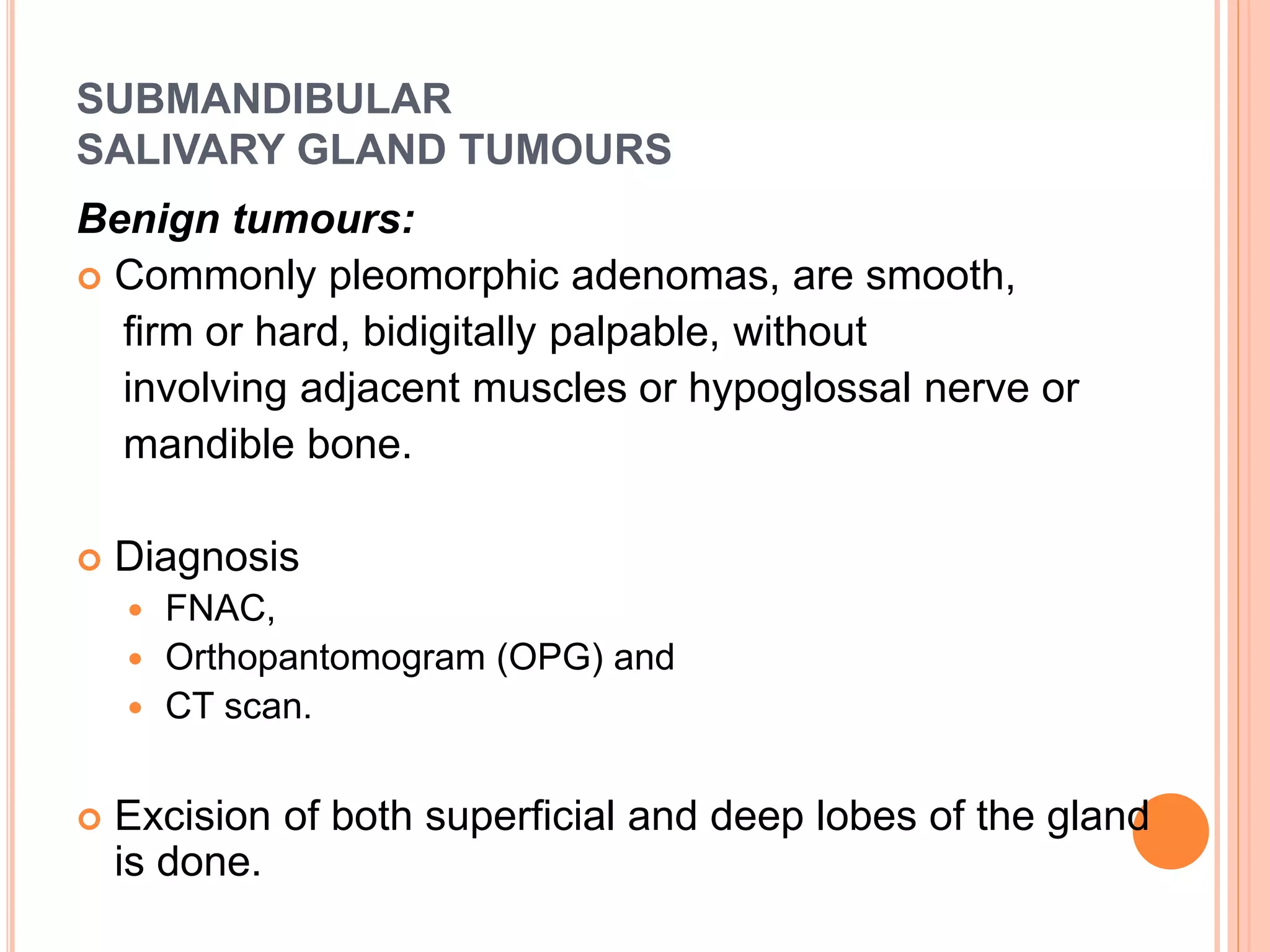 Salivary gland tumor | PPTX
