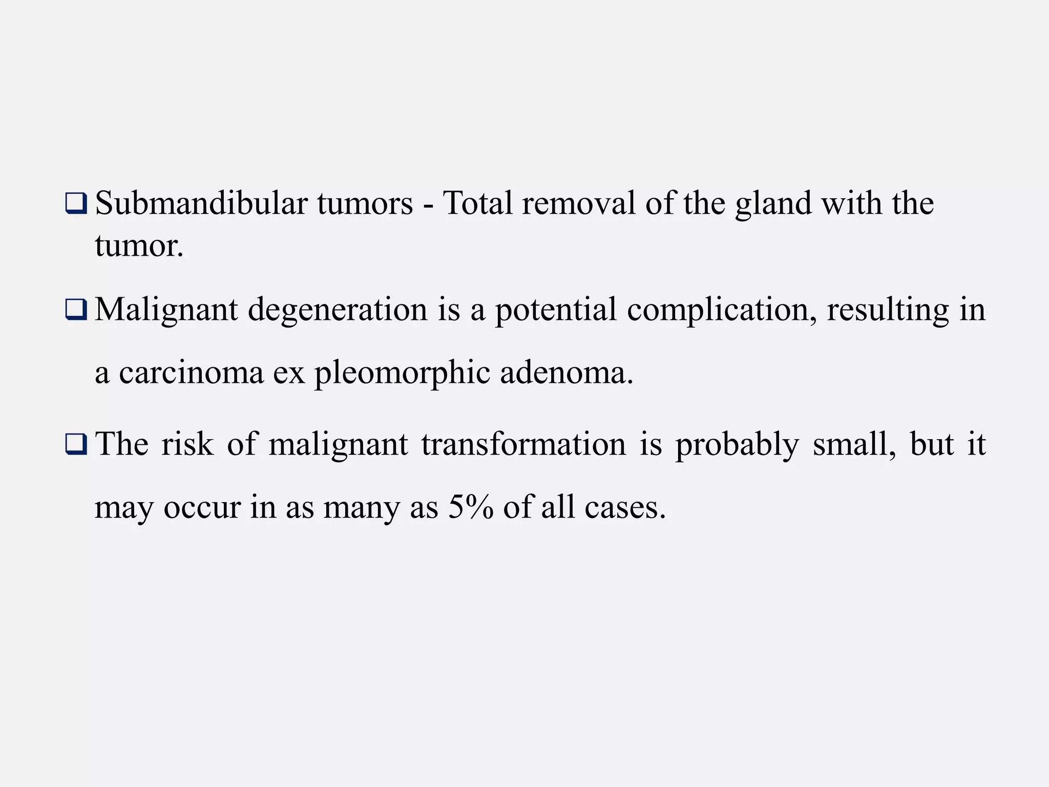 Salivary gland tumors | PPTX