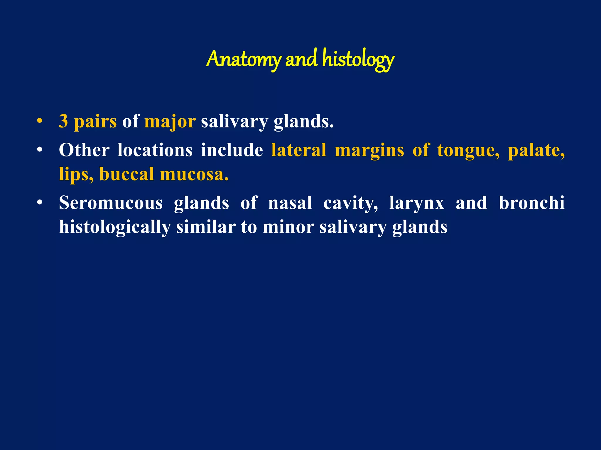 Salivary gland tumors | PPTX
