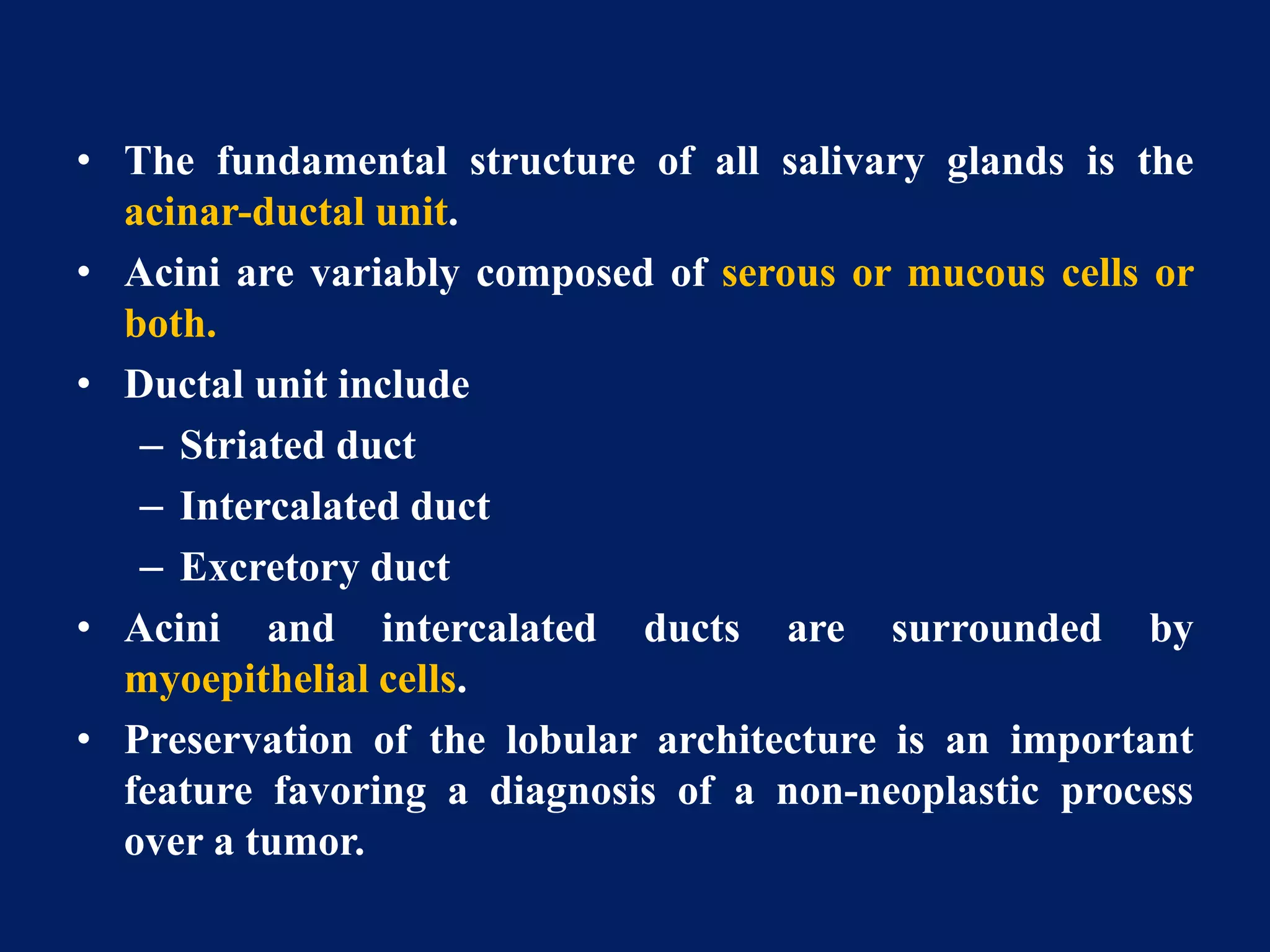 Salivary gland tumors | PPTX