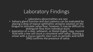 Salivary mucocele | PPTX
