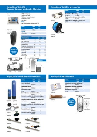 Salki aquaqlean productlist-2015-en | PDF