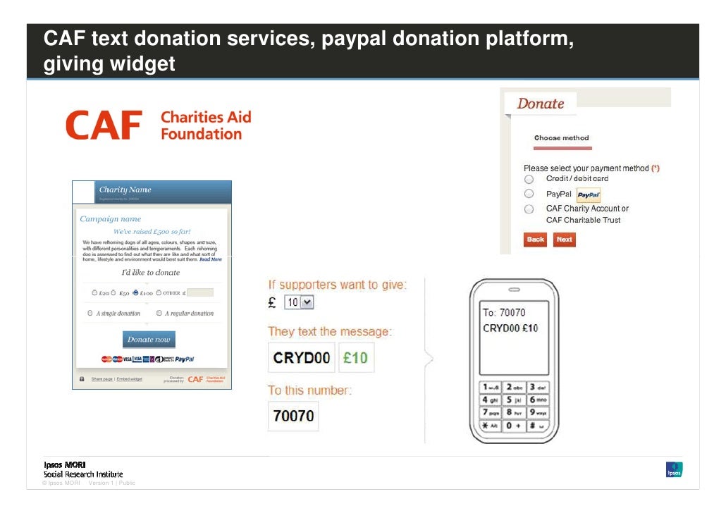 Towards new modes of giving