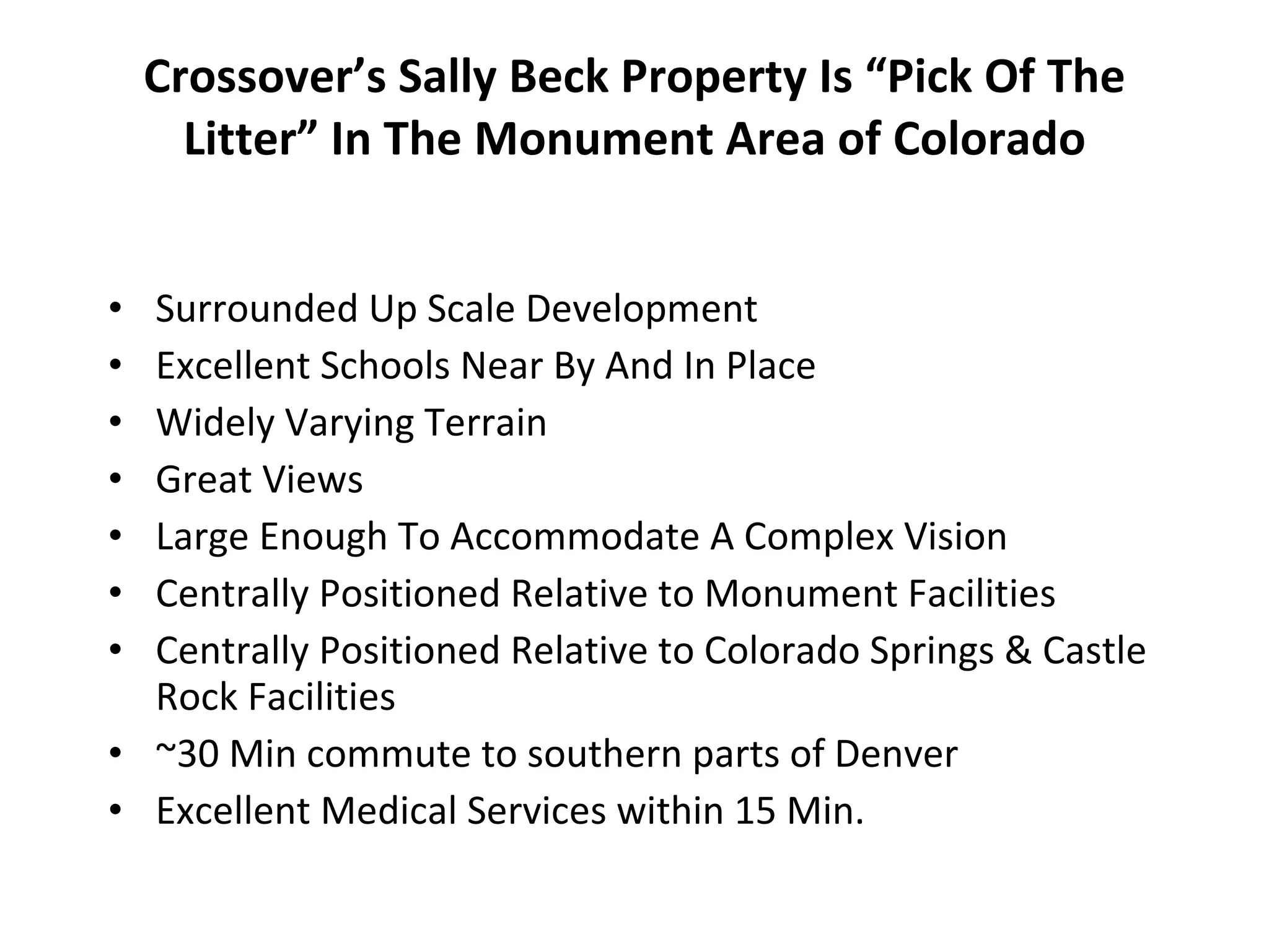 Sally beck master tour | PPT