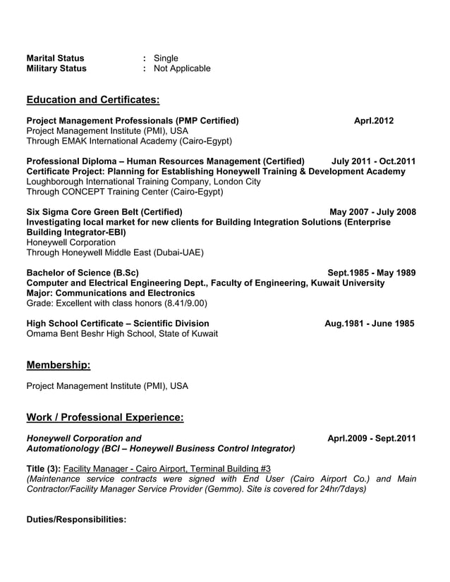 Sally CV 15 Aprl2012(Docx) Brief | DOCX