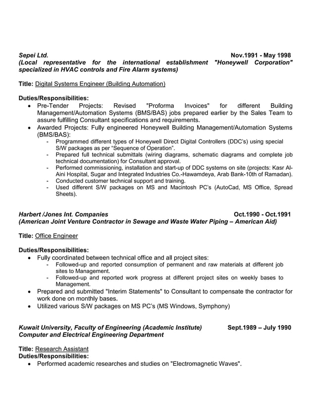 Sally CV 15 Aprl2012(Docx) Brief | DOCX