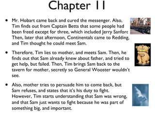 (Sally)My Brother Sam Is Dead Summary Chp | PPT